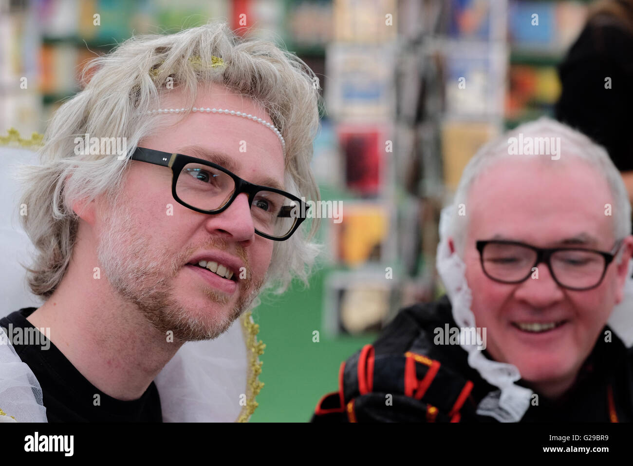 Hay Festival Hay on Wye, Wales, UK Mai 2016. Eröffnungstag für diese ...