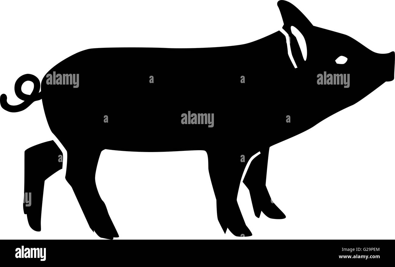 Ferkel logo Stock-Vektorgrafiken kaufen - Alamy