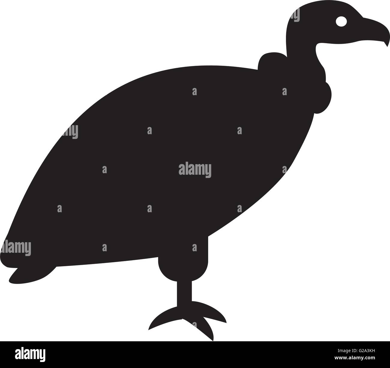 Geier silhouette Stock-Vektorgrafiken kaufen - Alamy