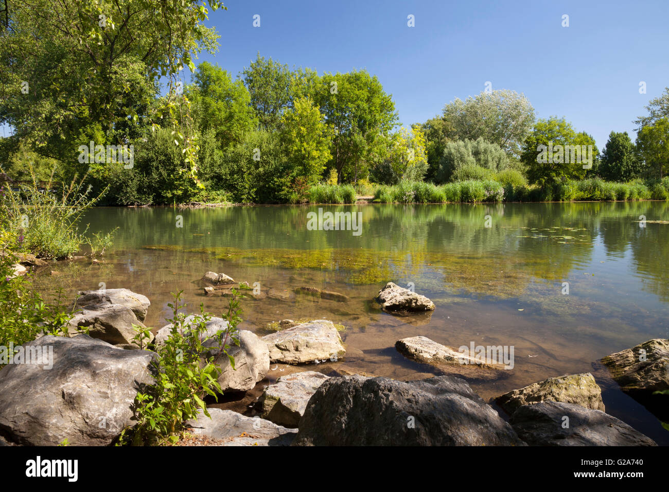 Flusslandschaft deutschland Stockfotos und -bilder Kaufen - Alamy