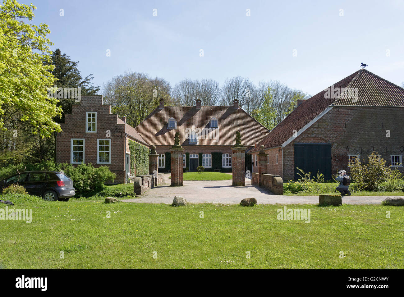 Osterburg, Groothusen, Krummhoern, Ostfriesland, Niedersachsen ...