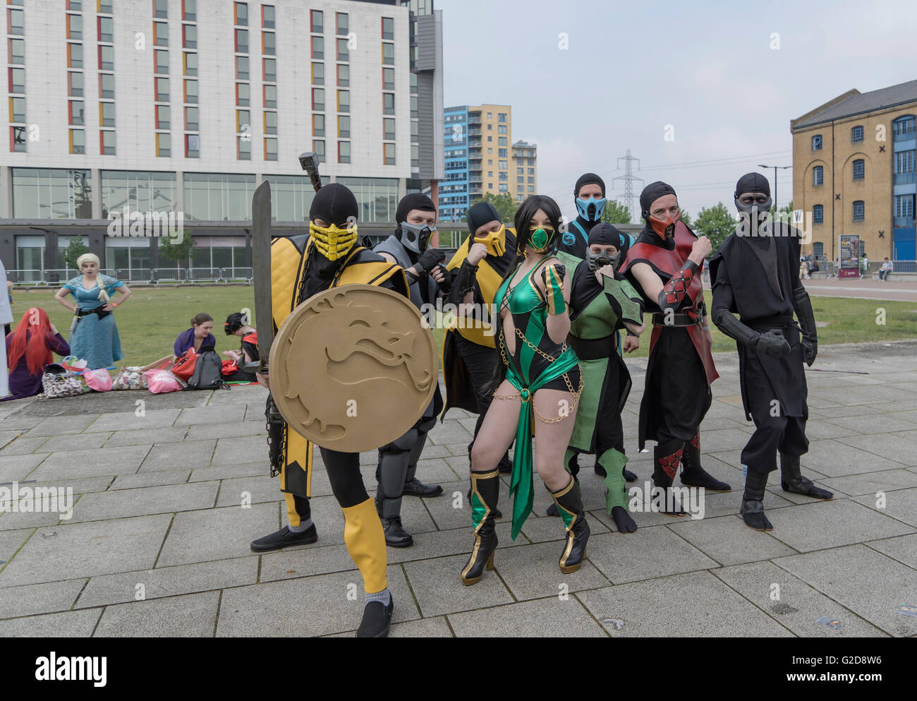 Cosplayer am MCM London Comic Con ExCel London, Cosplay-Enthusiasten ...