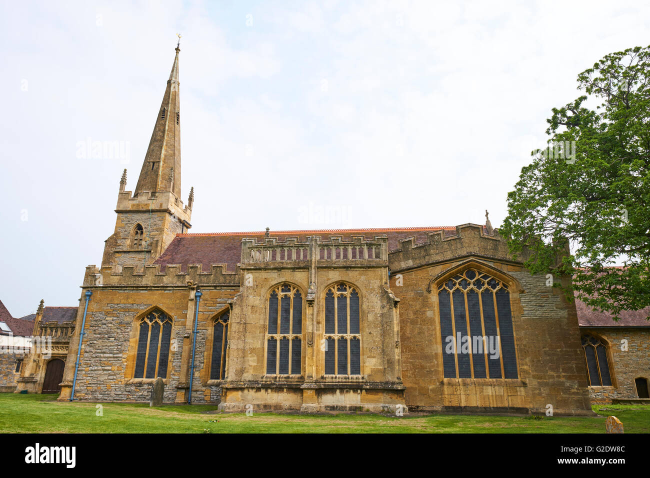 All Saints Church in der Abtei Bezirke Marktplatz Evesham Wychavon ...