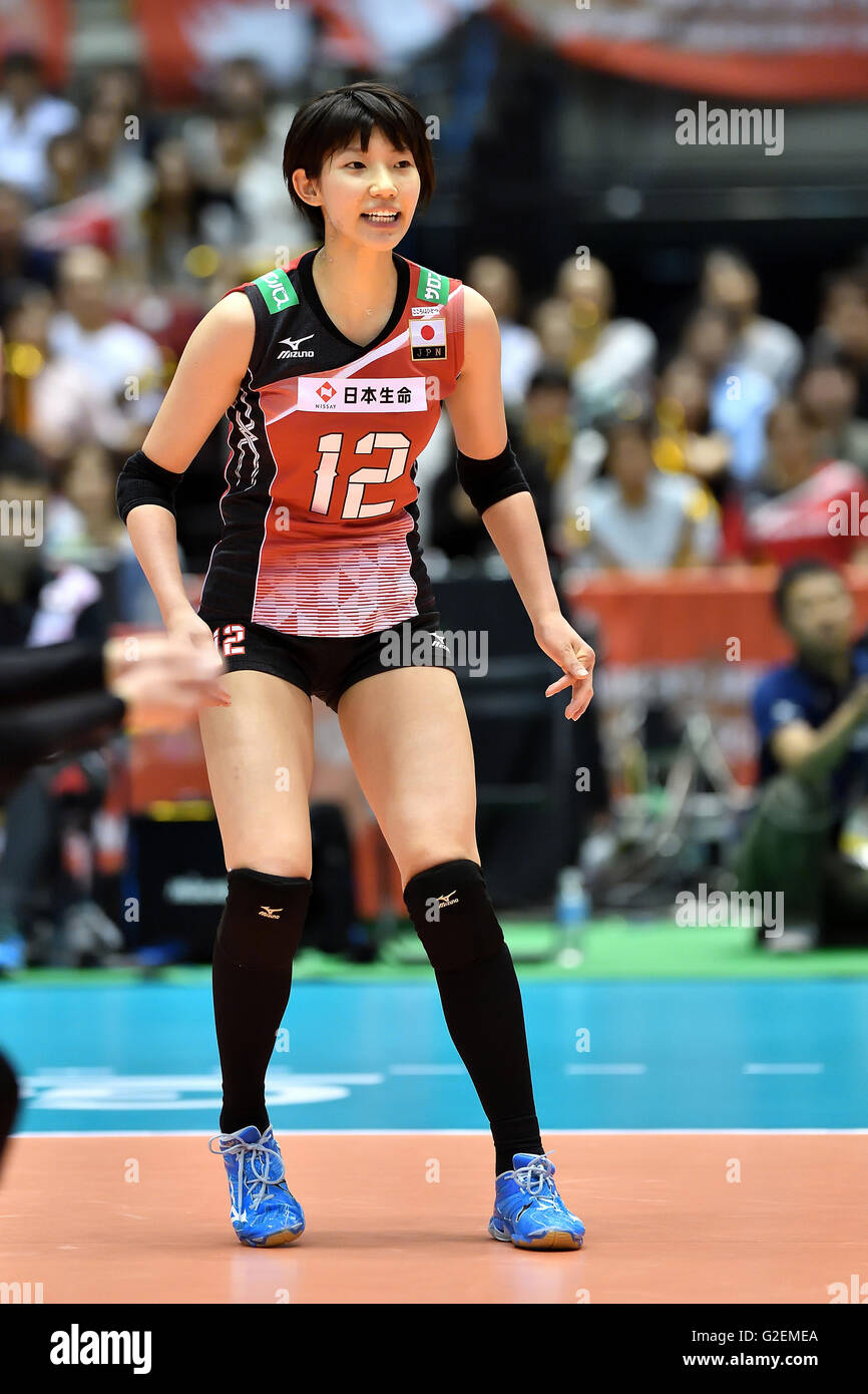 Yuki Ishii (JPN), 14. Mai 2016 - Volleyball: Damen Volleyball World Finalqualifikation für die ...