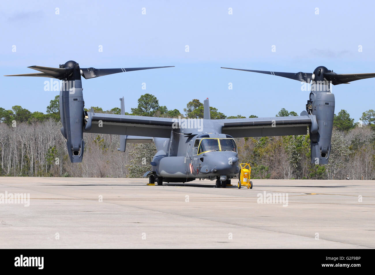 Ein US Air Force CV-22 Osprey vom 8. Special Operations Squadron, 1st ...