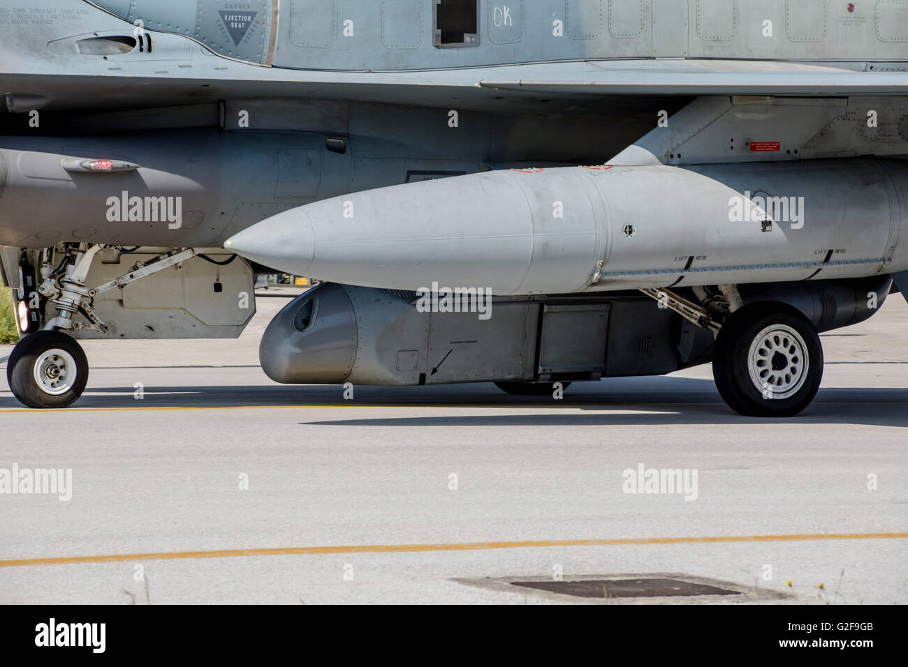 Nahaufnahme der DB-110 Reconnaissance pod auf einen F - 16D Block 52 ...