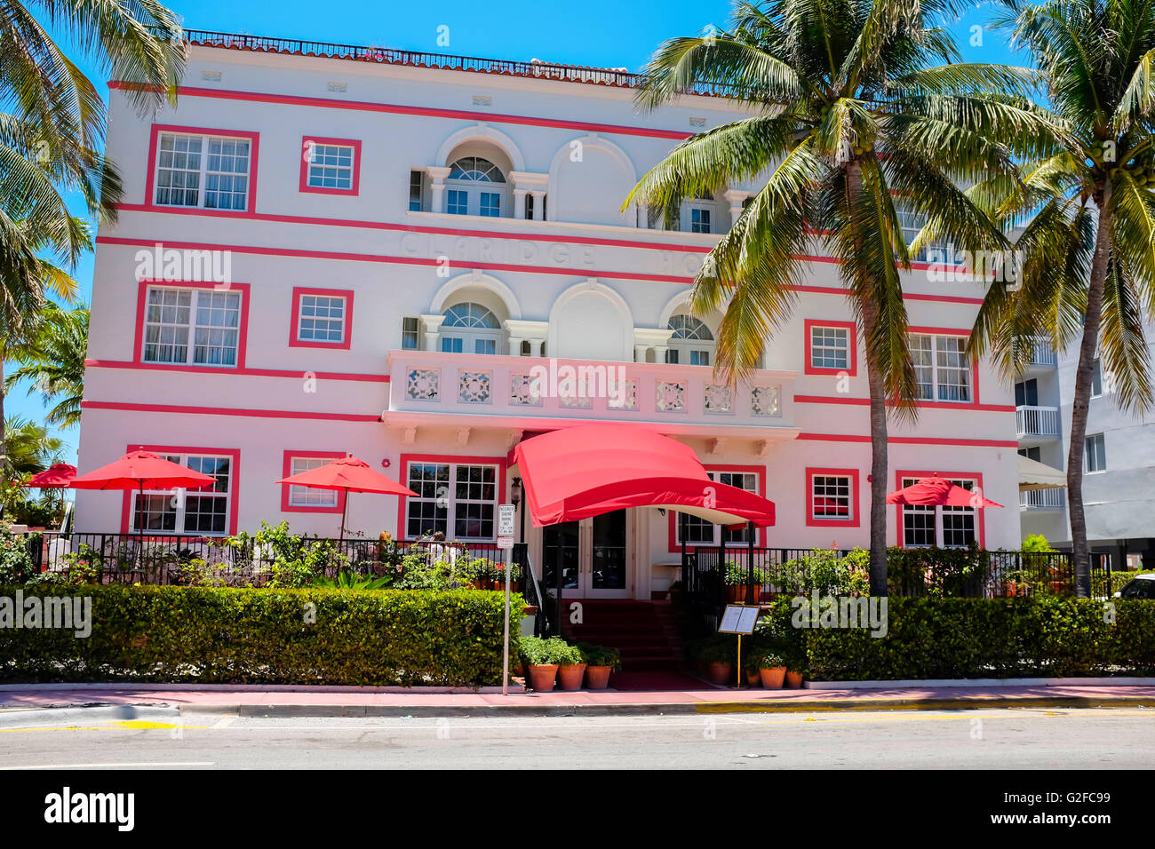 Claridge Hotel, South Beach, Miami, Florida, USA Stockfotografie - Alamy