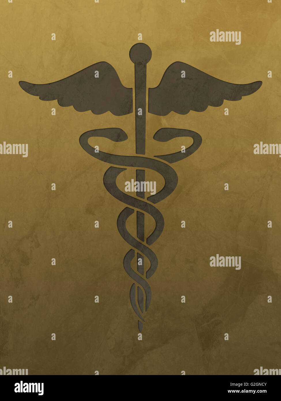 Caduceus with two snakes -Fotos und -Bildmaterial in hoher Auflösung ...