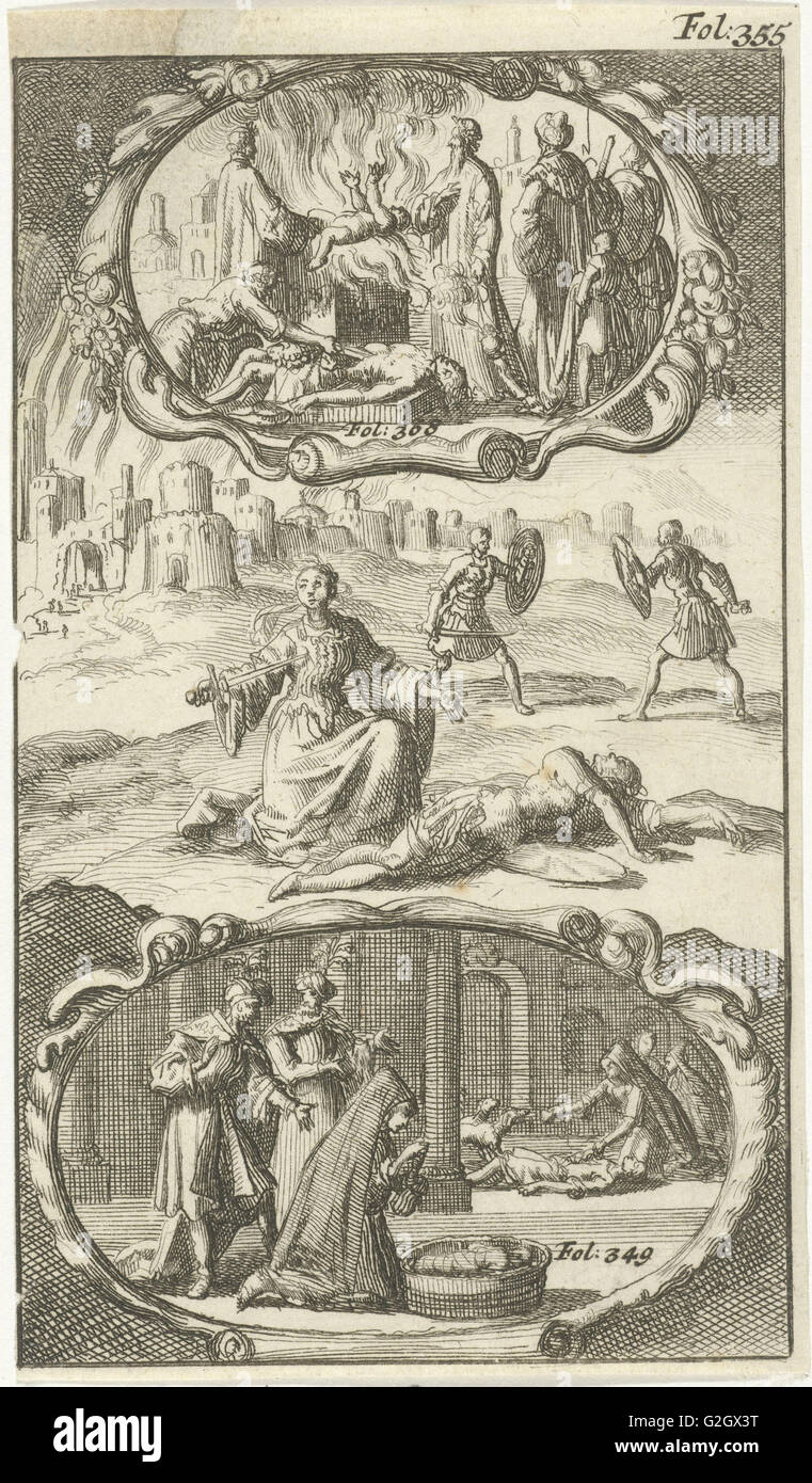 Iokaste tötet sich selbst, eine lebende Kind geopfert, Mutter des ...