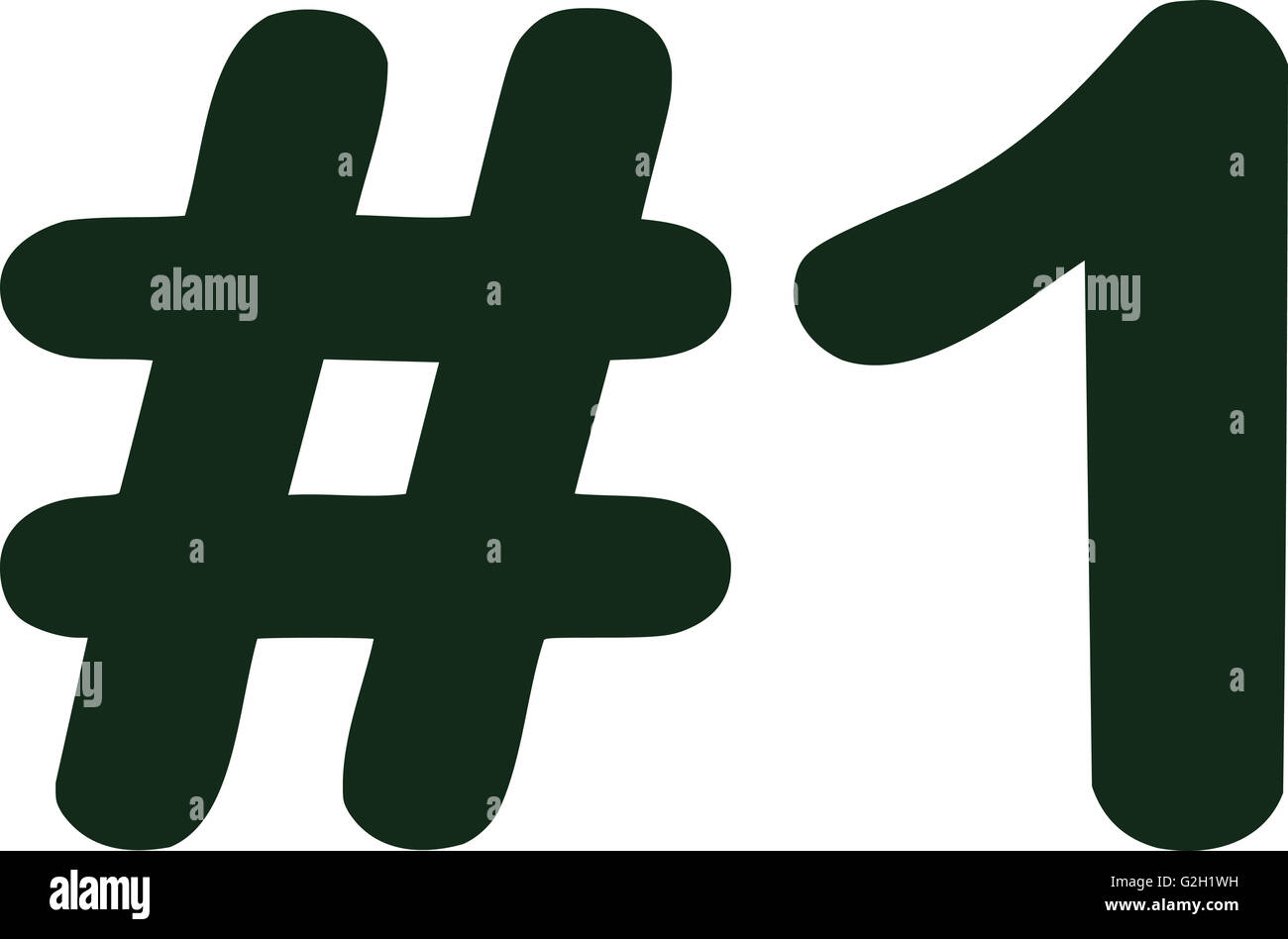 Nummer eins logo -Fotos und -Bildmaterial in hoher Auflösung – Alamy