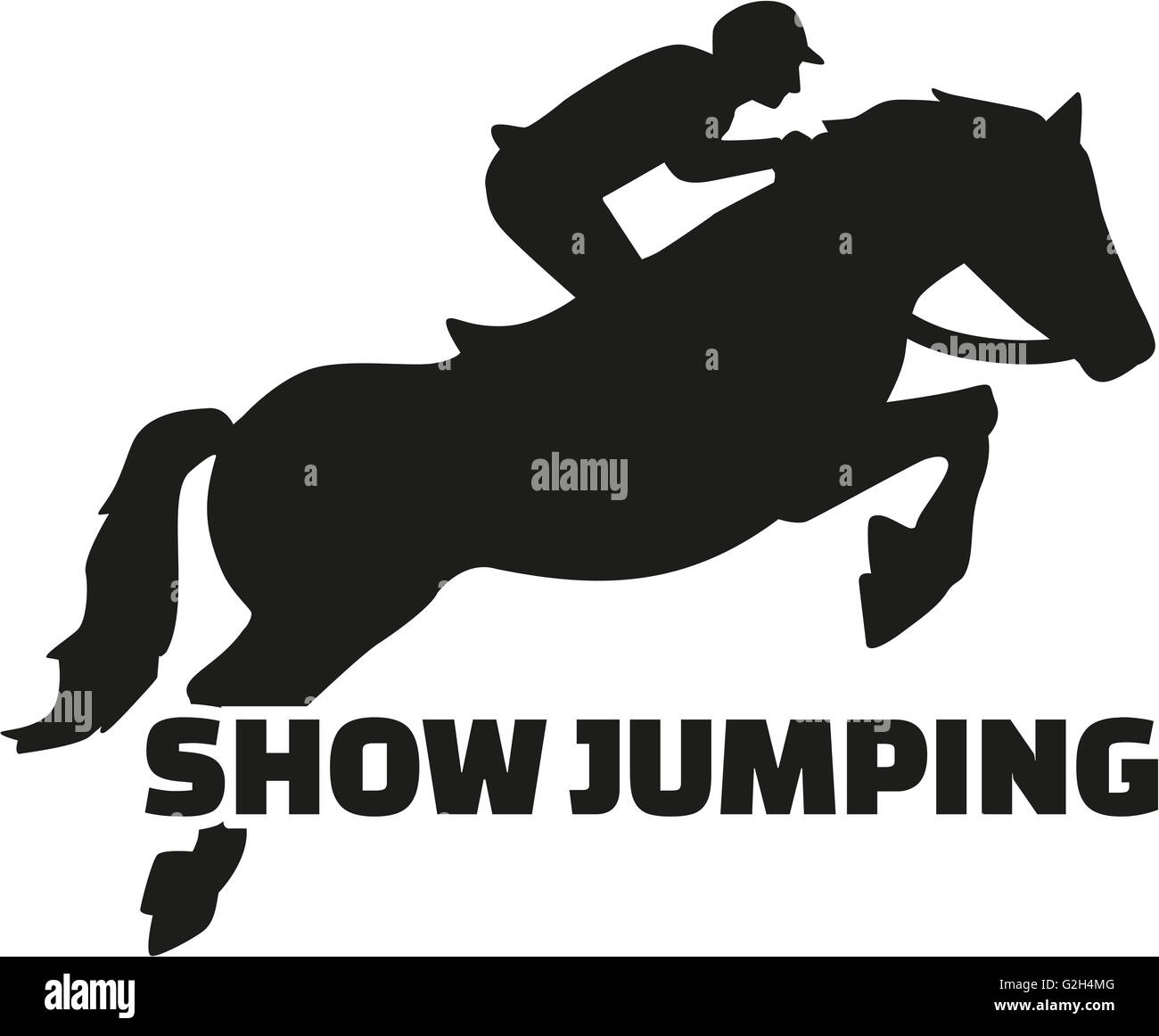 Silhouette springendes pferd -Fotos und -Bildmaterial in hoher ...