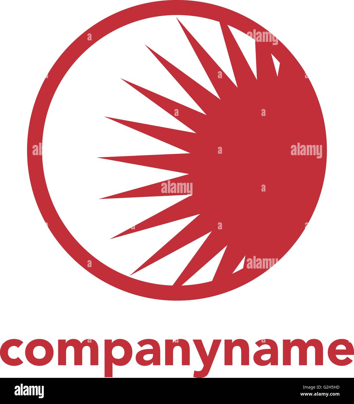 Sun logo Stock-Vektorgrafiken kaufen - Alamy