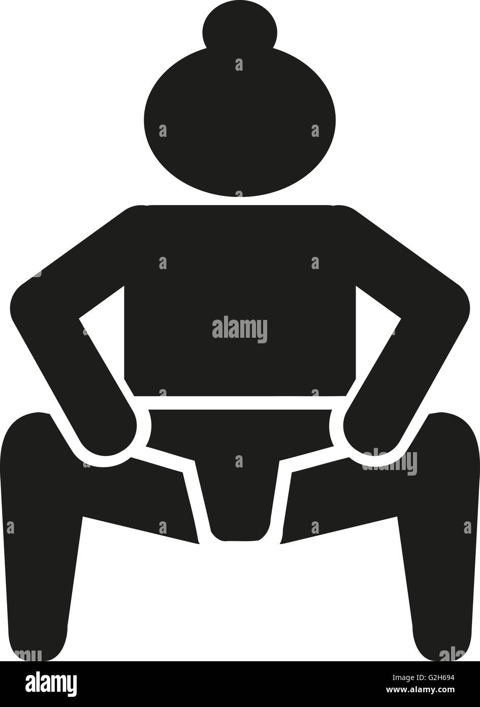 Sumo wrestling pictogram -Fotos und -Bildmaterial in hoher Auflösung ...