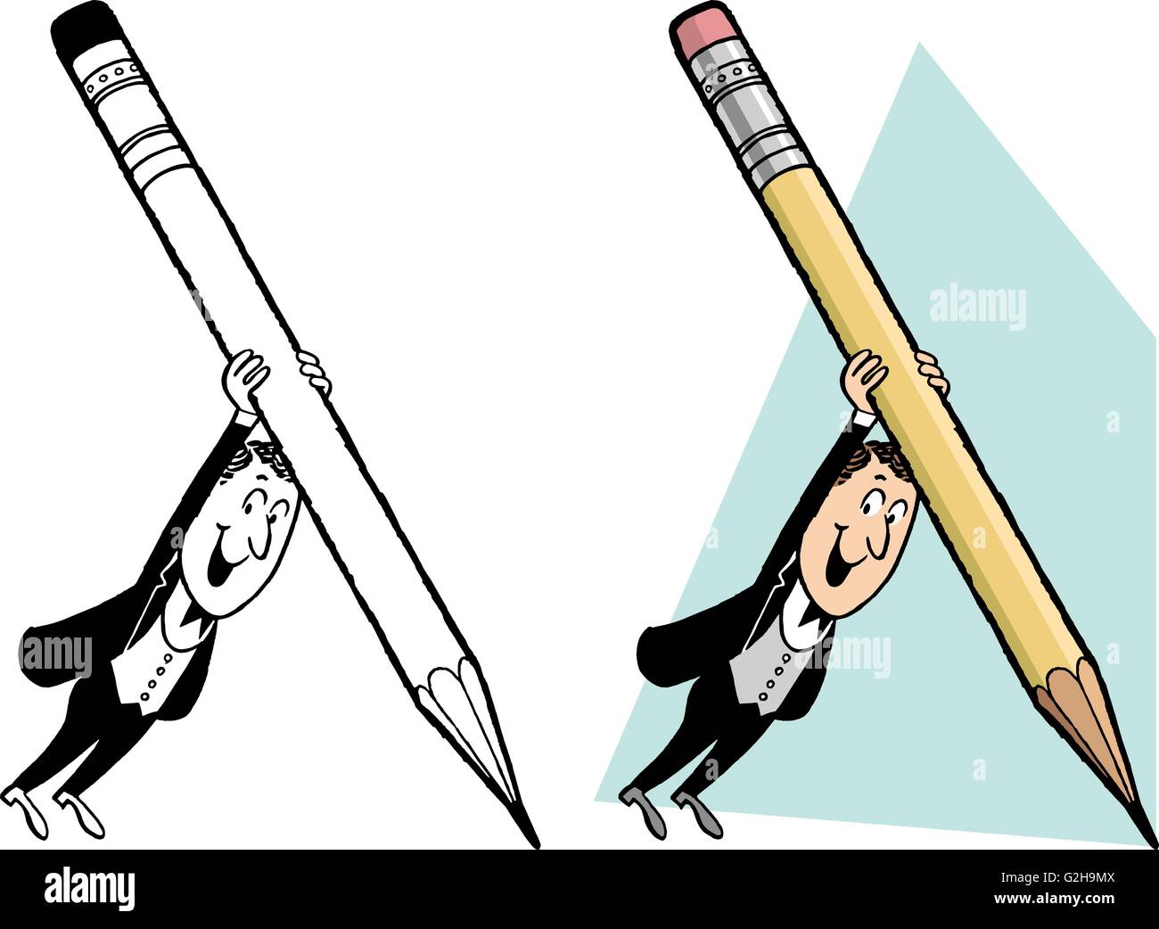 Cartoon bleistift -Fotos und -Bildmaterial in hoher Auflösung – Alamy