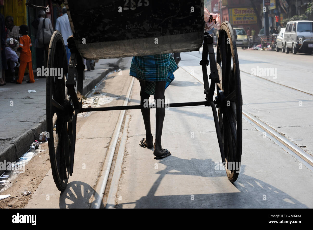 Hand Rikscha Puller Stockfotos und -bilder Kaufen - Alamy
