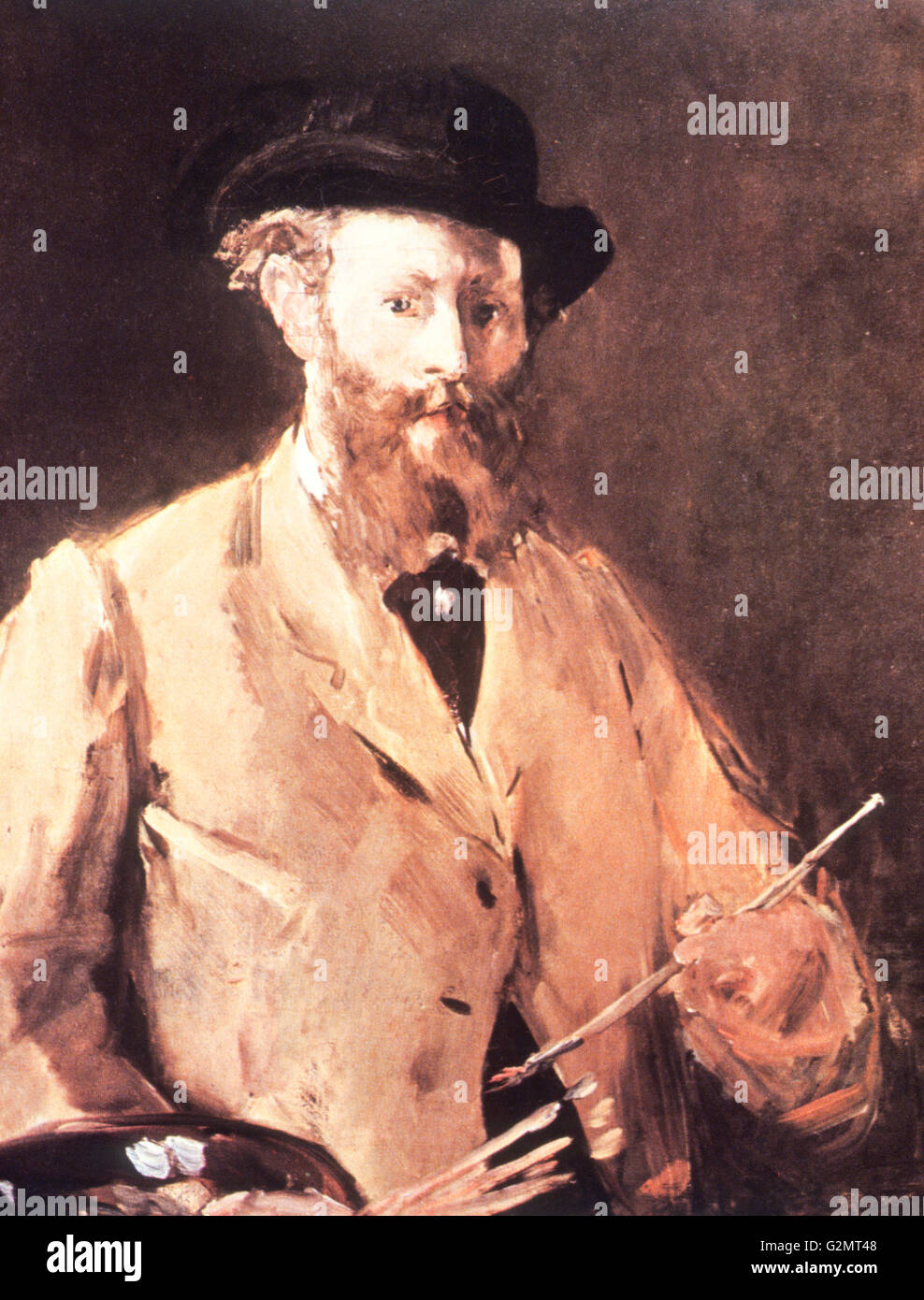 Self portrait with palette -Fotos und -Bildmaterial in hoher Auflösung ...