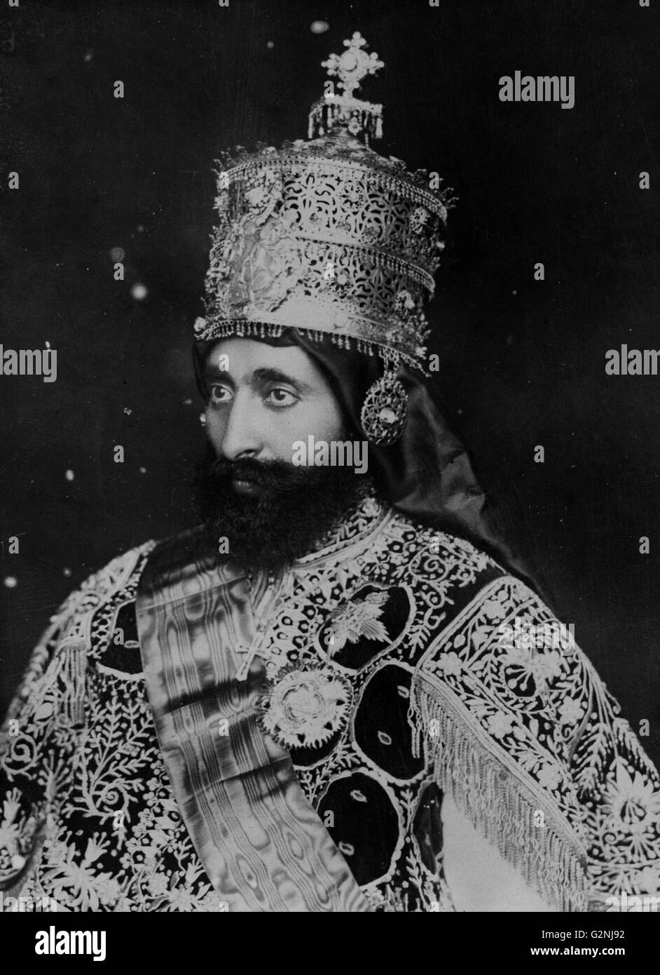 1974 Emperor Haile Selassie Ethiopia Fotos Und Bildmaterial In Hoher