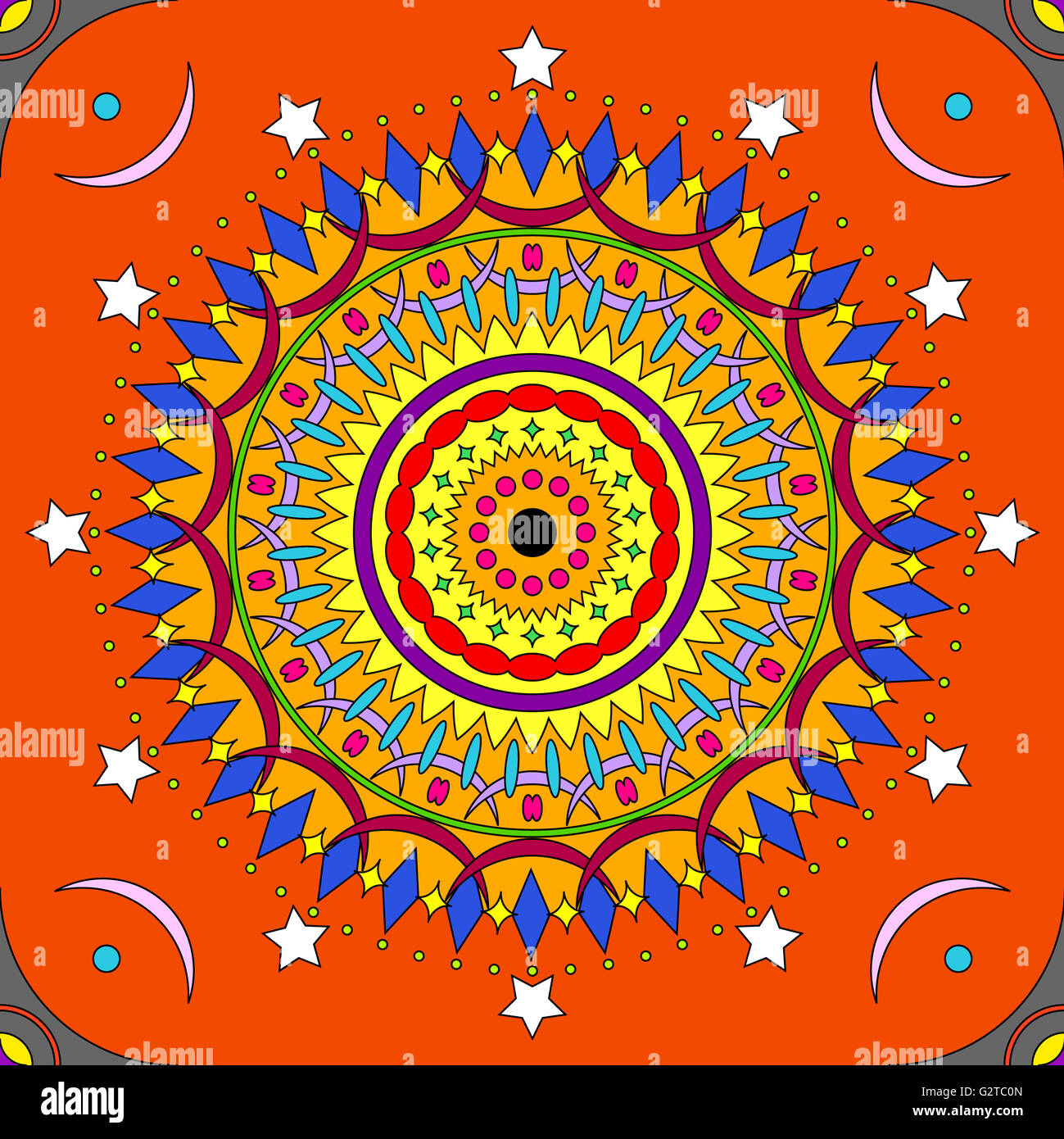 Bunte mandala -Fotos und -Bildmaterial in hoher Auflösung – Alamy