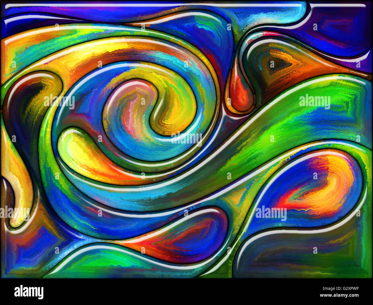 Form der Color-Serie. Zusammensetzung der gesättigte organische Formen ...