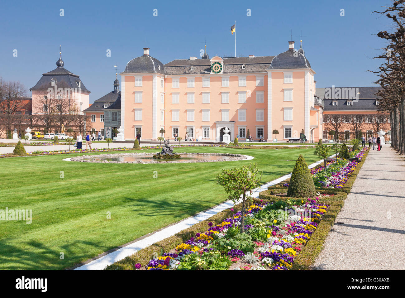 Schloss Schwetzingen Schloss, Barockgarten, Schwetzingen, Baden ...