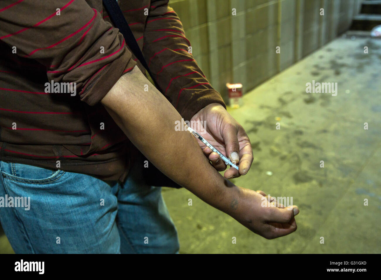 Crystal Meth Injection Stockfotos und -bilder Kaufen - Alamy