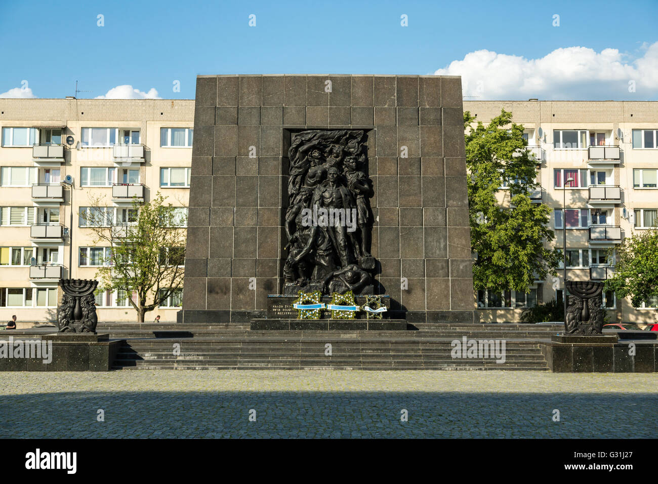 Das denkmal des aufstands im warschauer ghetto -Fotos und -Bildmaterial ...