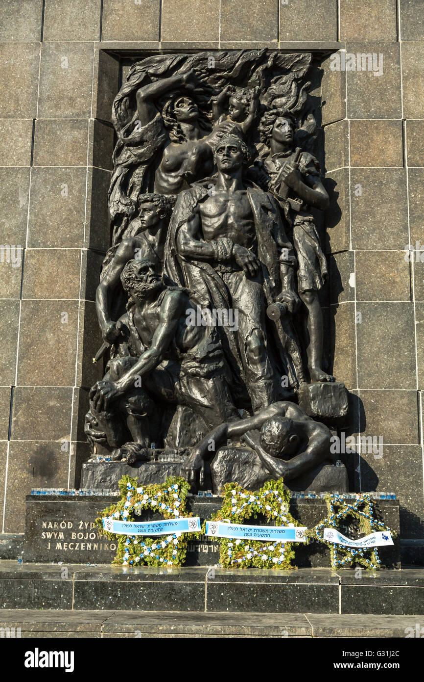 Das denkmal des aufstands im warschauer ghetto -Fotos und -Bildmaterial ...
