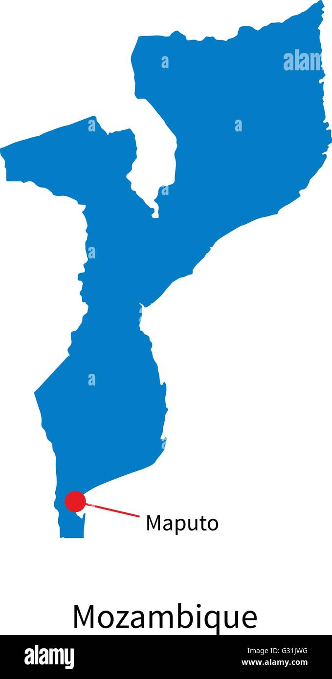 Mozambique political map capital maputo -Fotos und -Bildmaterial in ...