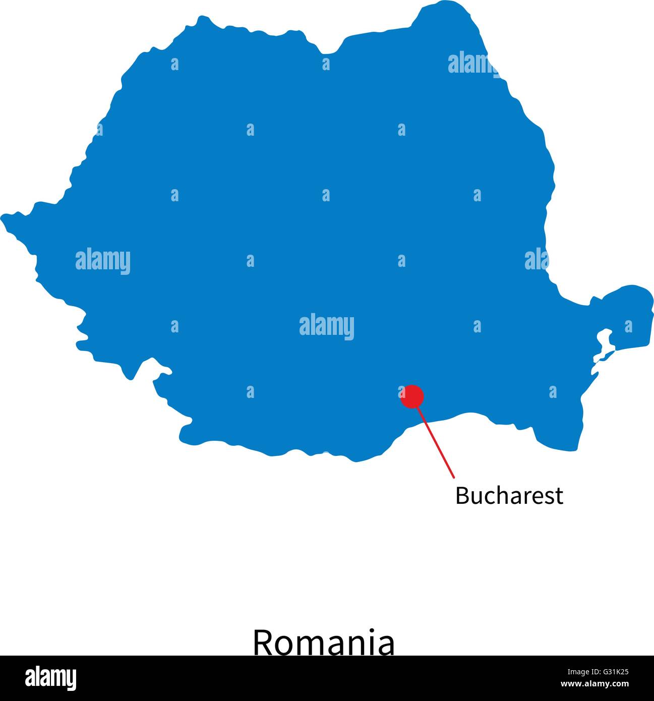 Karte von bucharest -Fotos und -Bildmaterial in hoher Auflösung – Alamy