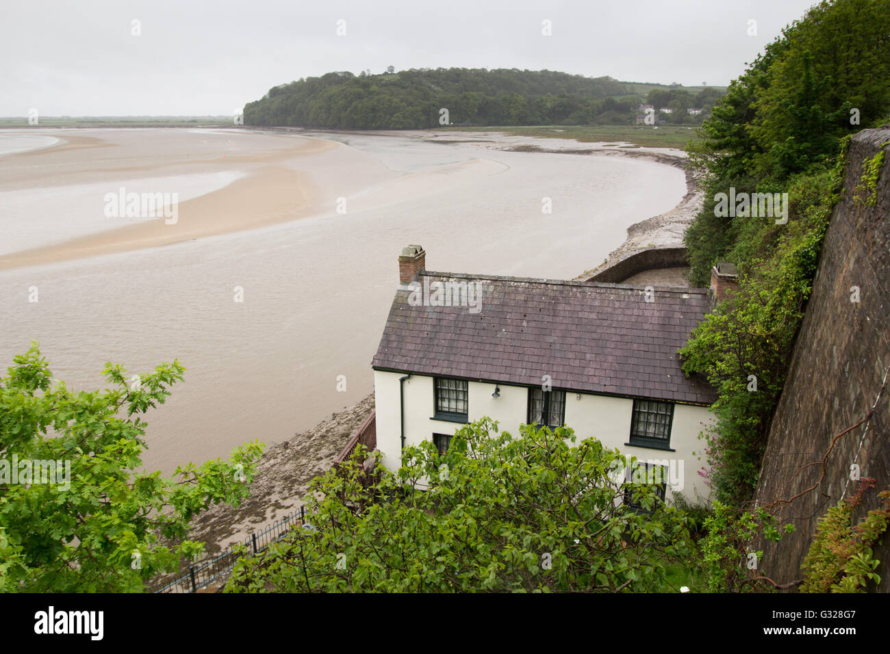 Das Bootshaus ist ein Haus in Laugharne, Wales, in dem der Dichter ...