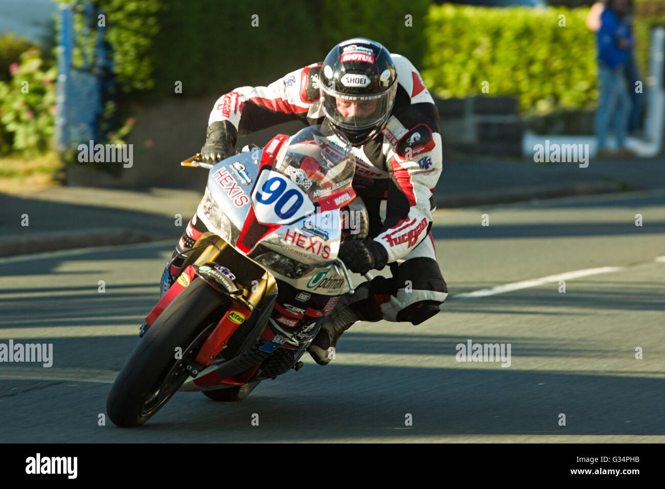 Isle Of Man TT Rennen 2016 Honda Supersport Motorrad Nr. 90 von Morgan ...