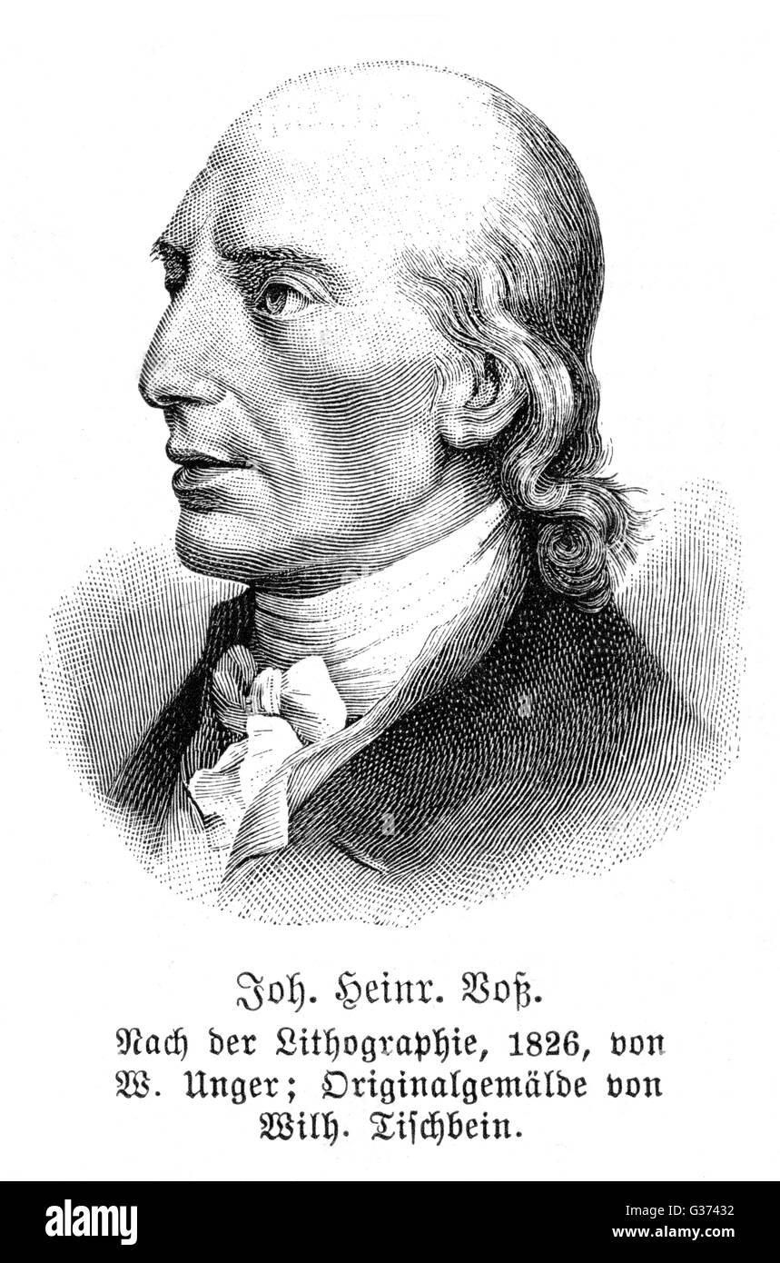 Johann Heinrich Voss Stockfotos und -bilder Kaufen - Alamy