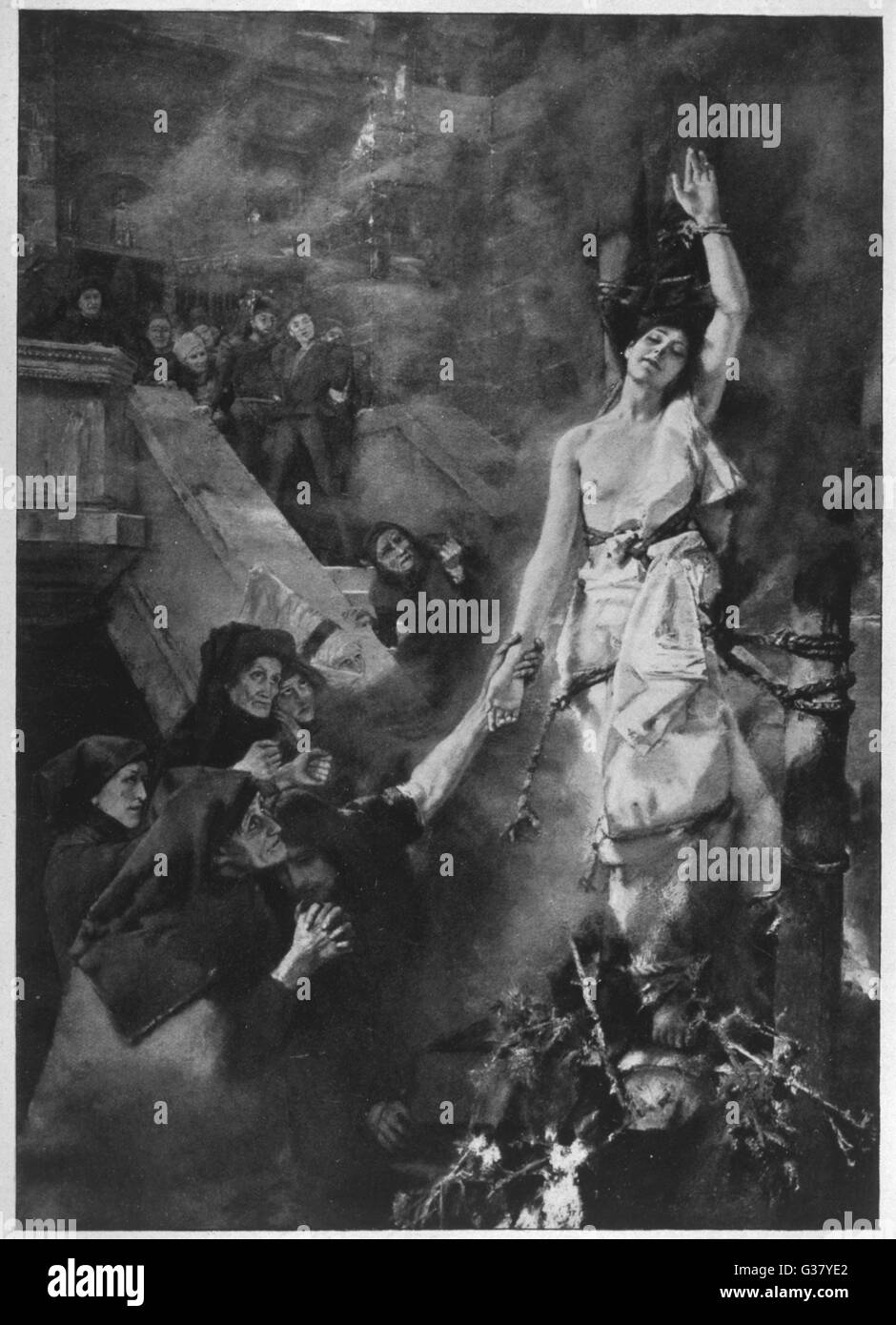 Witch burning -Fotos und -Bildmaterial in hoher Auflösung – Alamy