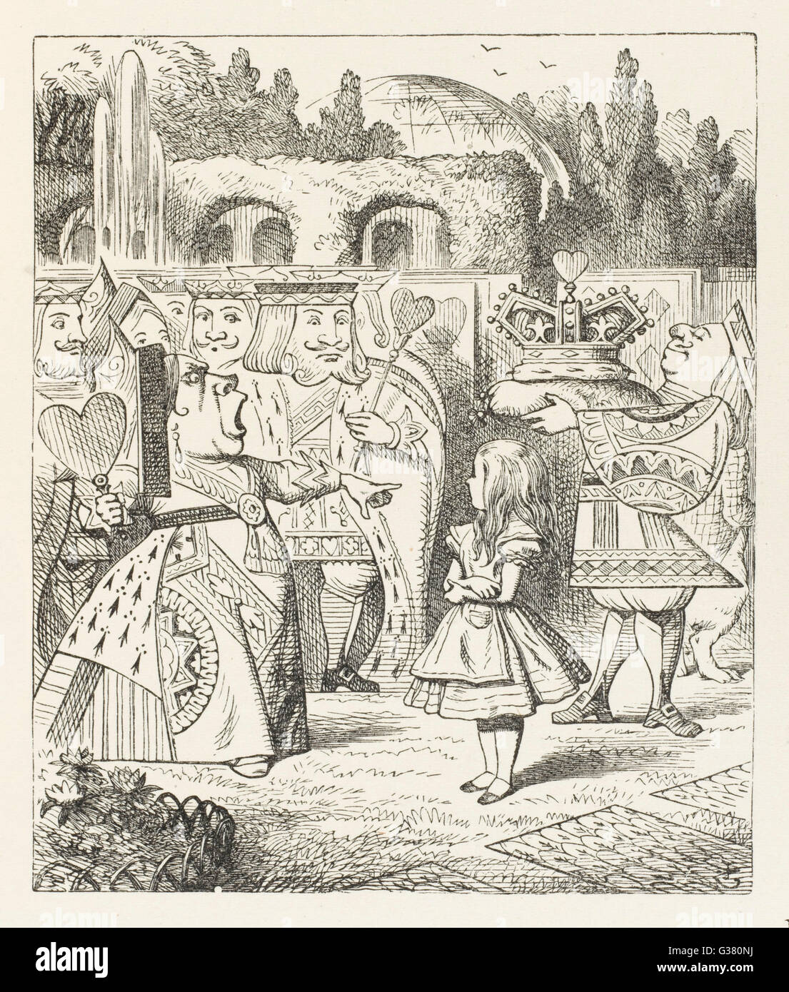 Alice und rote königin -Fotos und -Bildmaterial in hoher Auflösung – Alamy