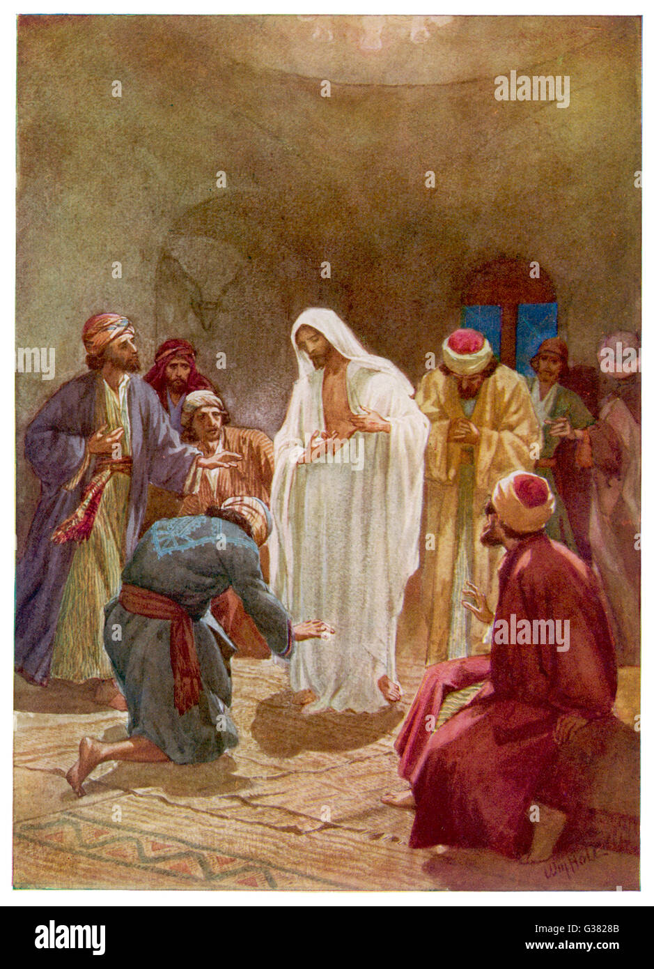 Jesus Appears To His Disciples Stockfotos und -bilder Kaufen - Alamy