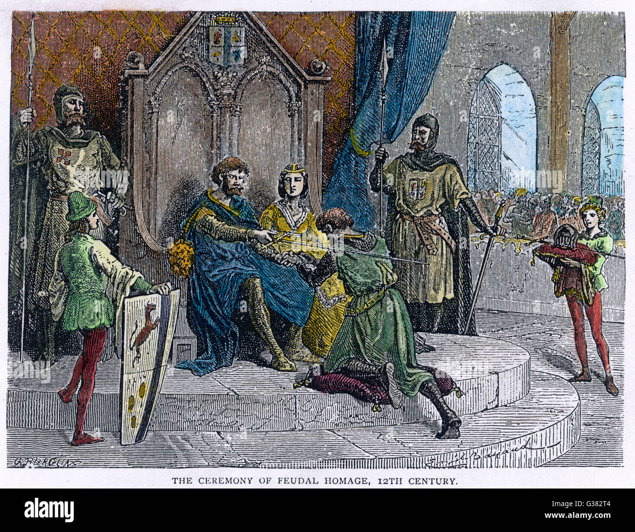 Knight kneeling -Fotos und -Bildmaterial in hoher Auflösung – Alamy