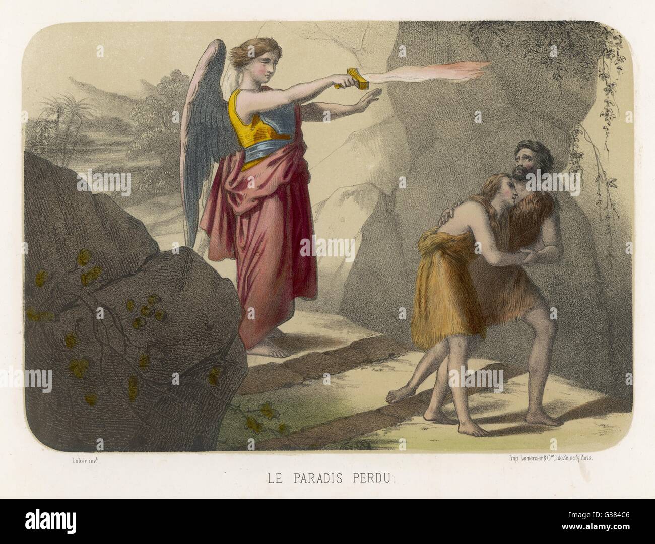Engel vertreibt adam -Fotos und -Bildmaterial in hoher Auflösung – Alamy