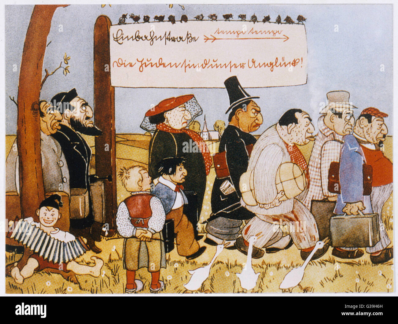 Anti Semitism German Nazi Propaganda Stockfotos und -bilder Kaufen - Alamy