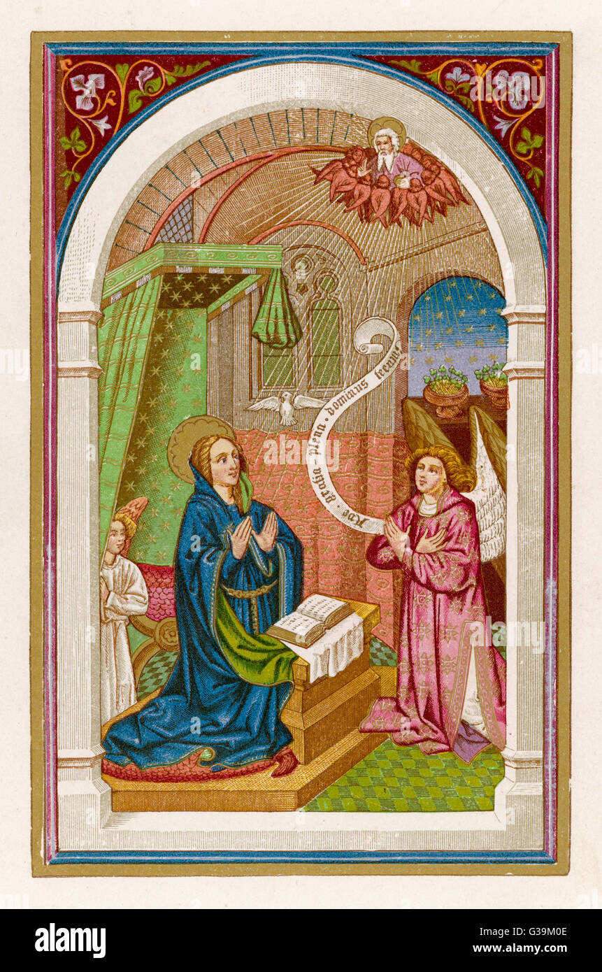 Annunciation to mary -Fotos und -Bildmaterial in hoher Auflösung – Alamy