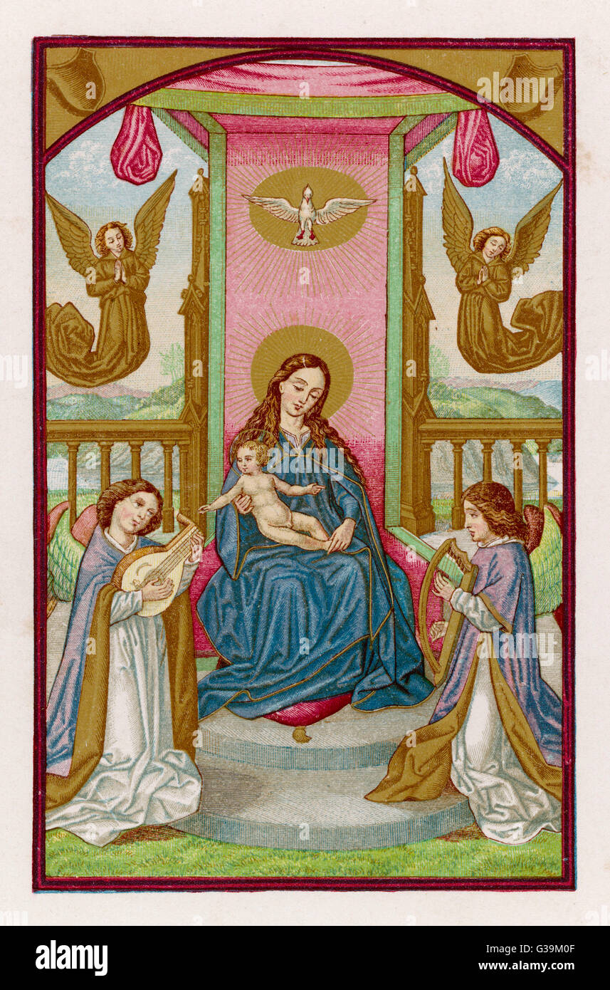 Mary jesus angels -Fotos und -Bildmaterial in hoher Auflösung – Alamy