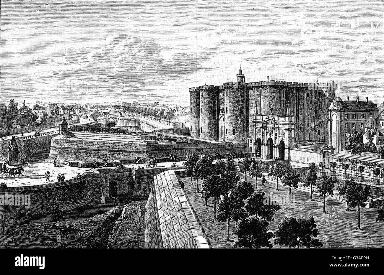 Bastille Fortress Paris Stockfotos und -bilder Kaufen - Alamy