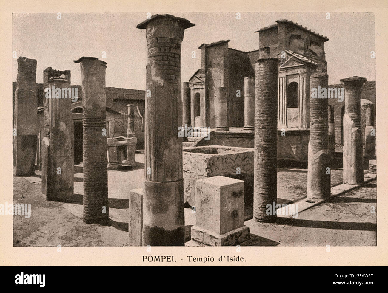 Temple of isis pompeii -Fotos und -Bildmaterial in hoher Auflösung – Alamy
