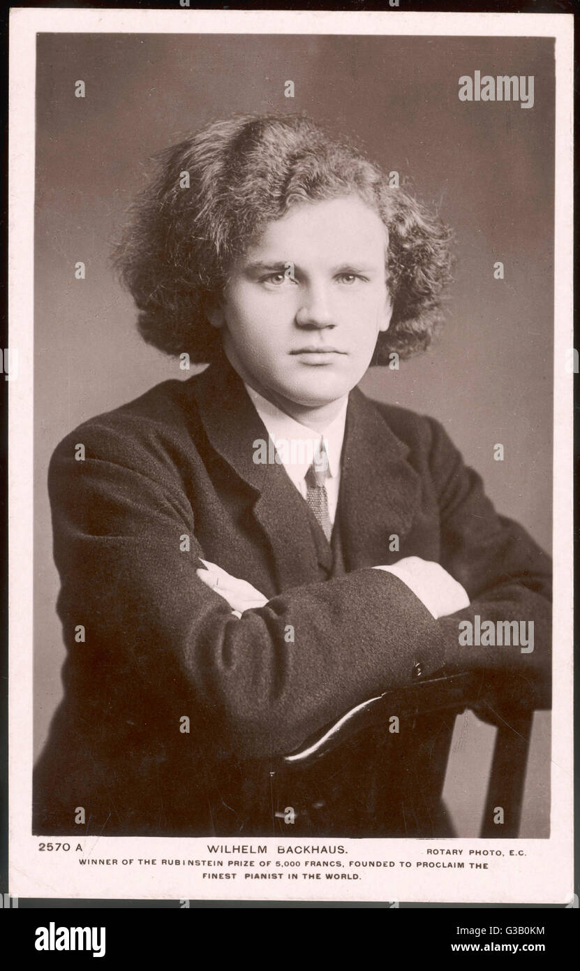 Wilhelm backhaus deutscher pianist -Fotos und -Bildmaterial in hoher ...