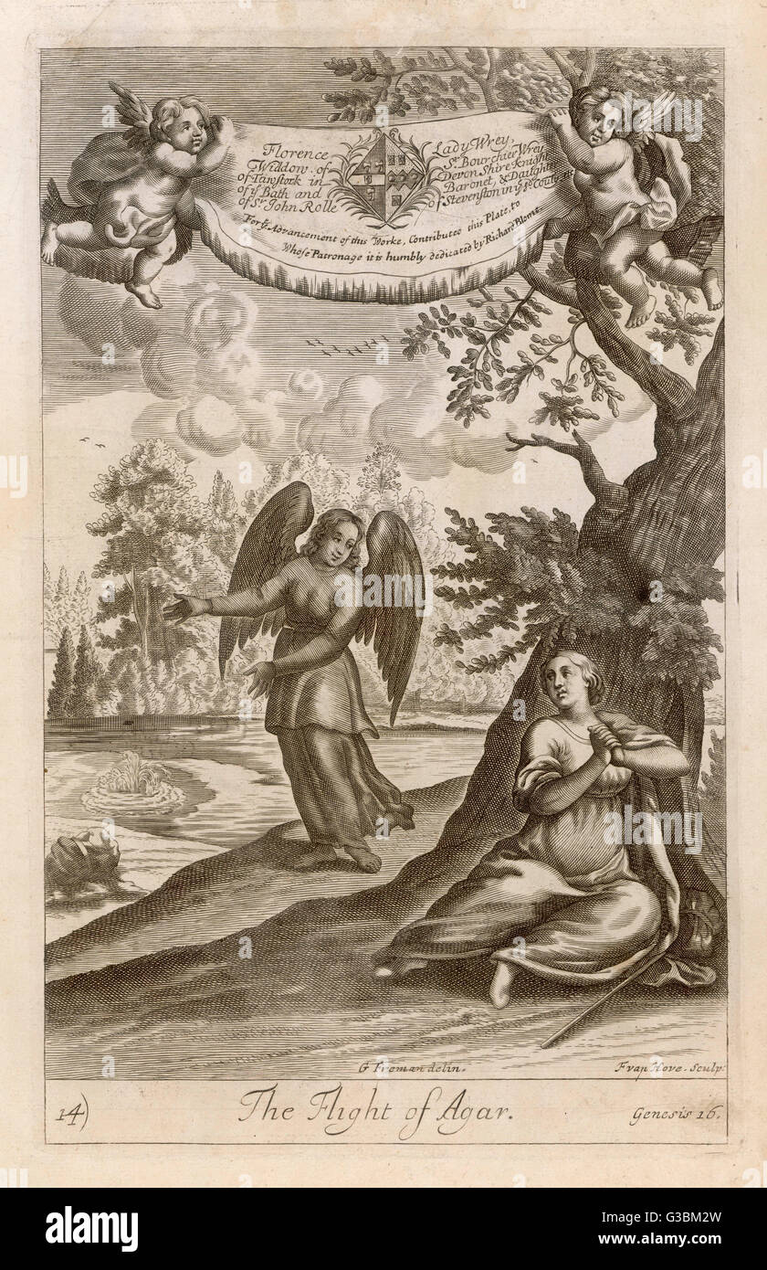 Hagar, Abrahams Konkubine hat, ihn zu verlassen, wenn seine Frau Sarah ...