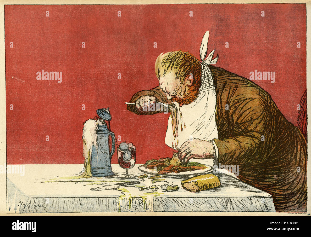 Dicker mann cartoon -Fotos und -Bildmaterial in hoher Auflösung – Alamy