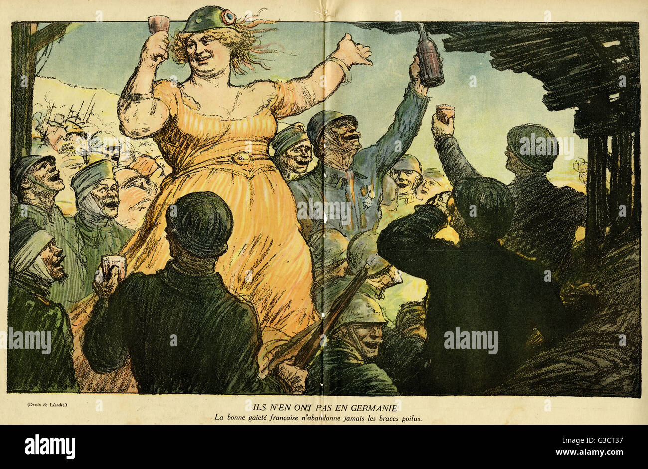 Wwi Germany Cartoon Stockfotos und -bilder Kaufen - Alamy