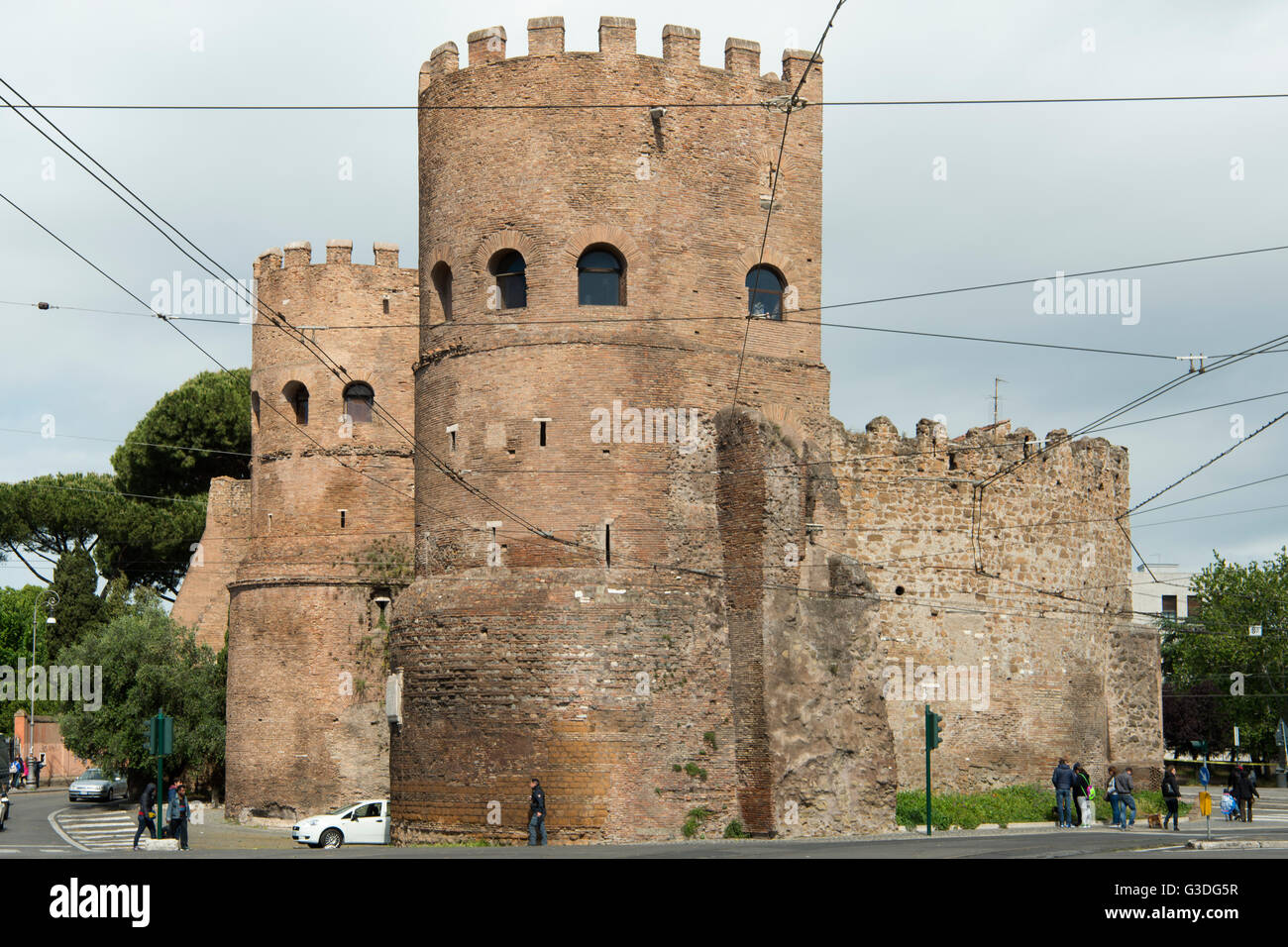 Italien, Rom, Via Ostiensis, Porta San Paolo, in der Antike Unter Dem ...