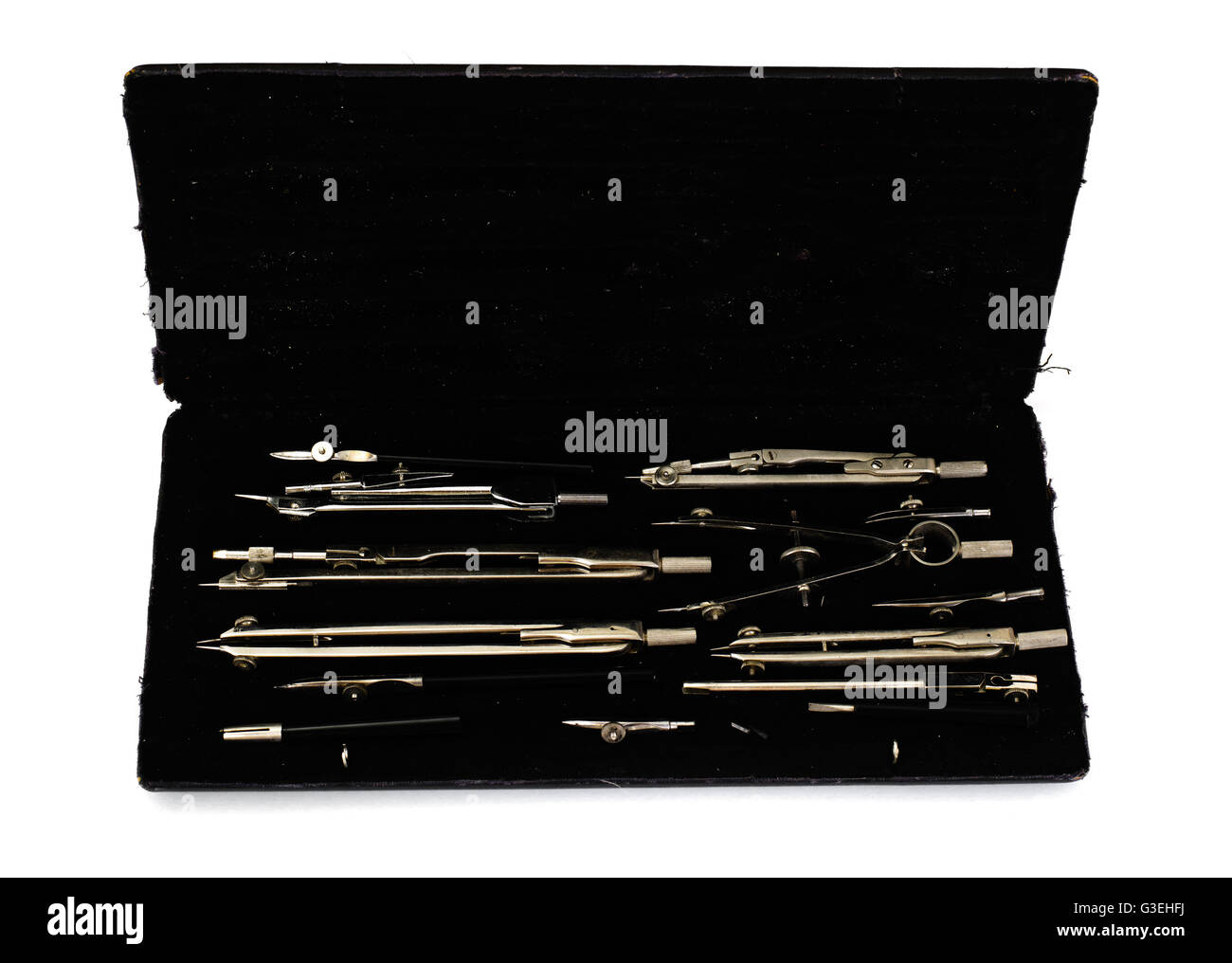 Geometrie instrumente Ausgeschnittene Stockfotos und -bilder - Alamy