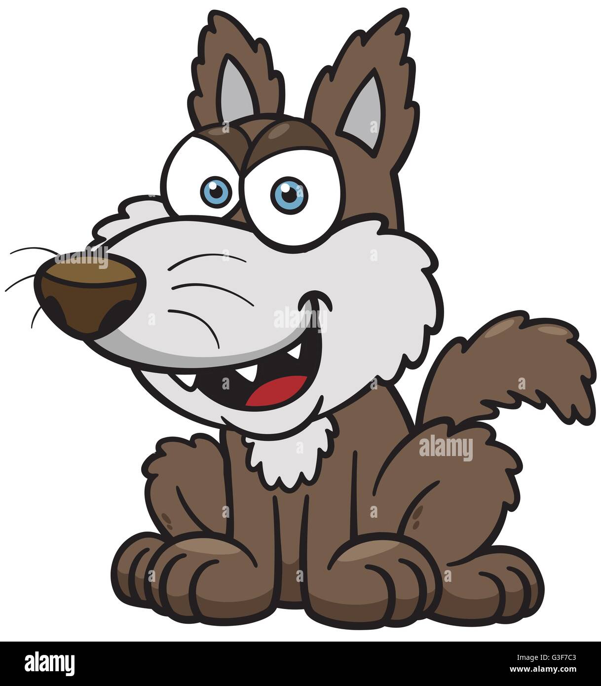 Wolf cartoon -Fotos und -Bildmaterial in hoher Auflösung – Alamy