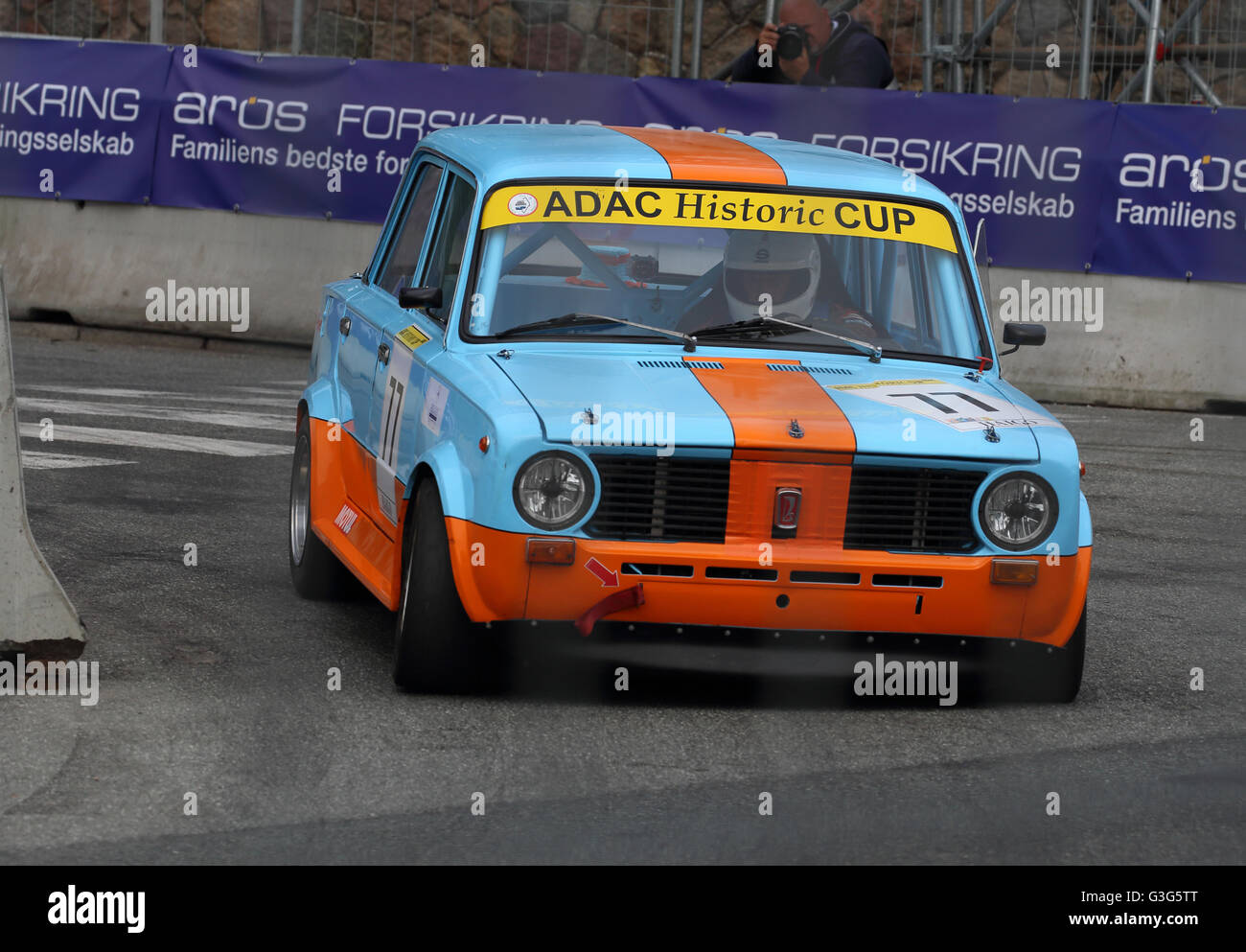 Ein Lada 2101, Gefahren bei der Oldtimer-Rennveranstaltung Classic ...